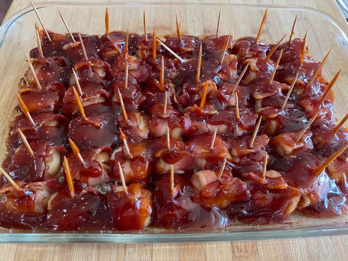 Bacon-Wrapped Water Chestnuts – Clover House Gifts