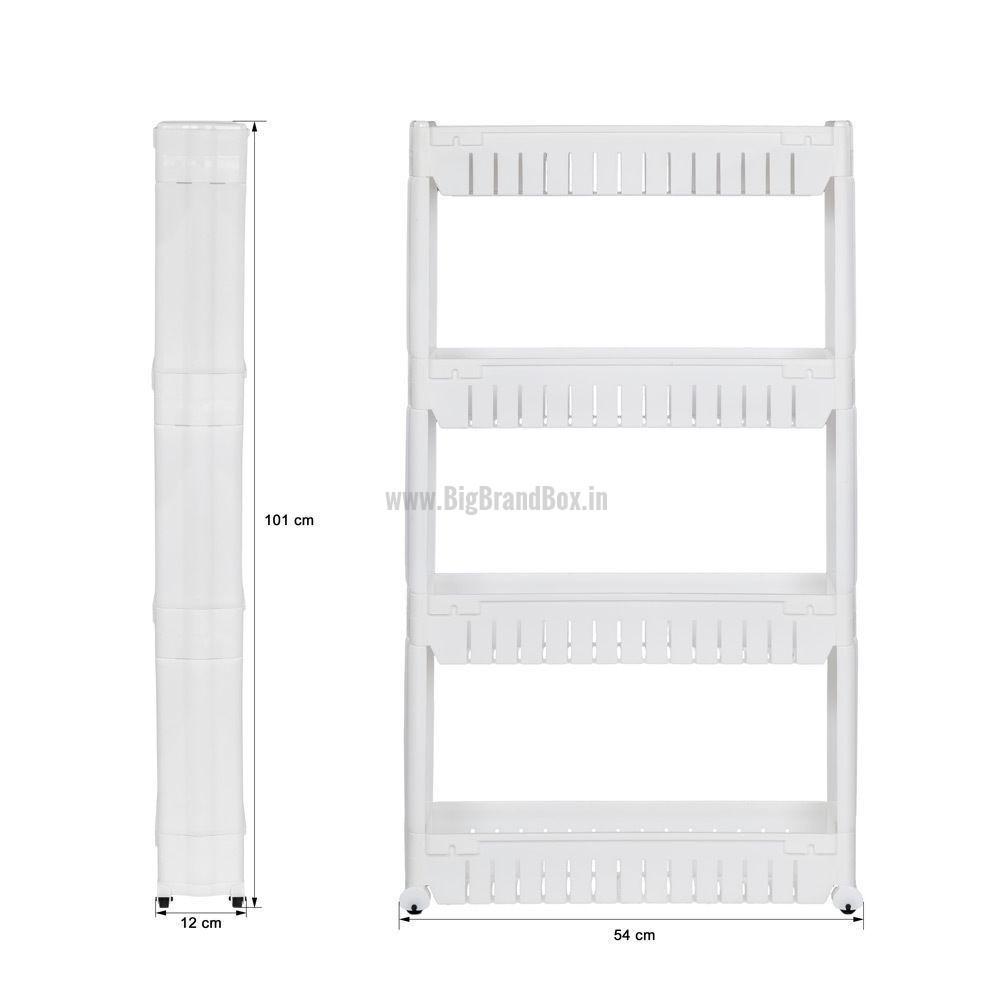 Multipurpose Removable 4 Layer Storage Rack 101*54*12CM – Clover House ...